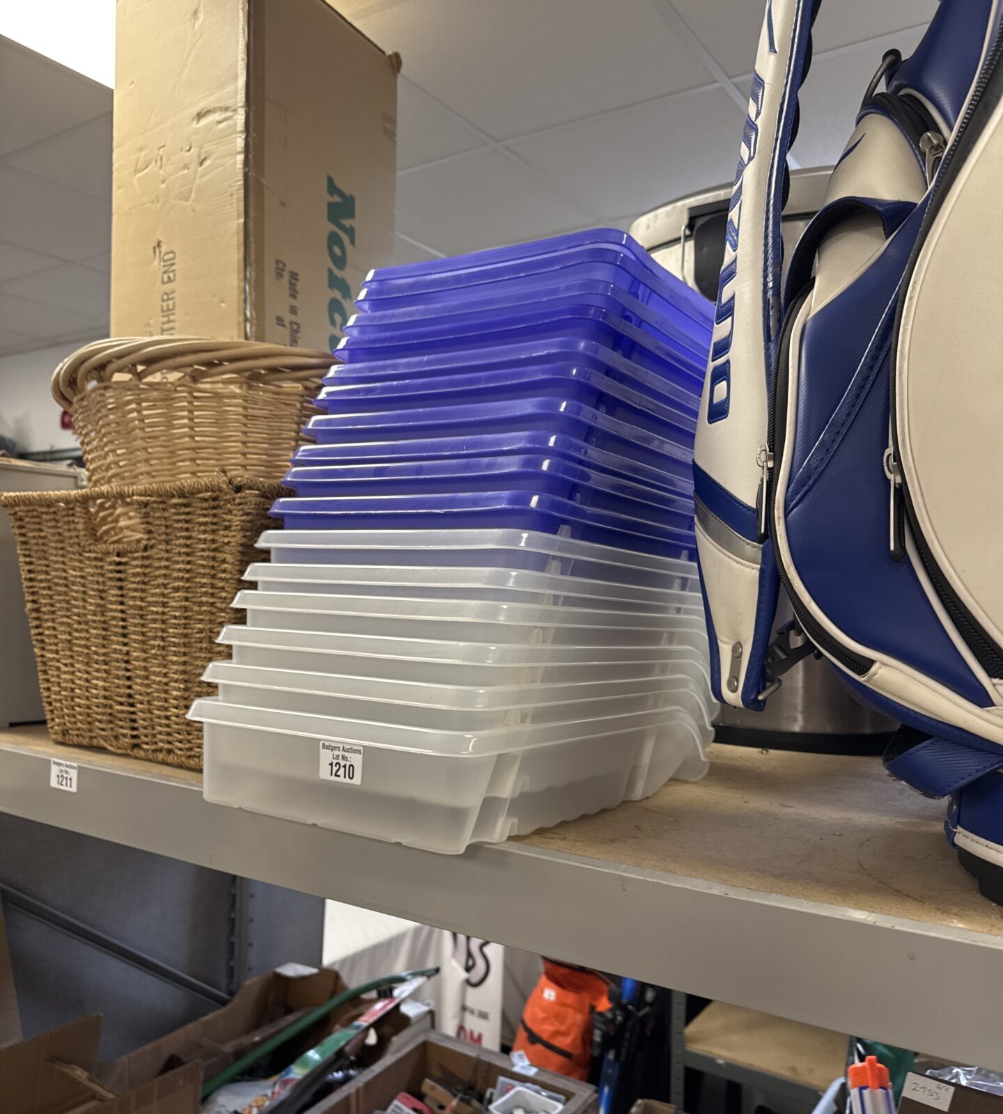 Bundle of plastic paperwork trays – no metal rods trays only – Badgers ...