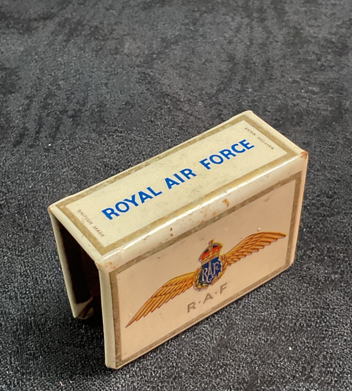 Vintage R.A.F Metal Matchbox Holder – Badgers Auctions
