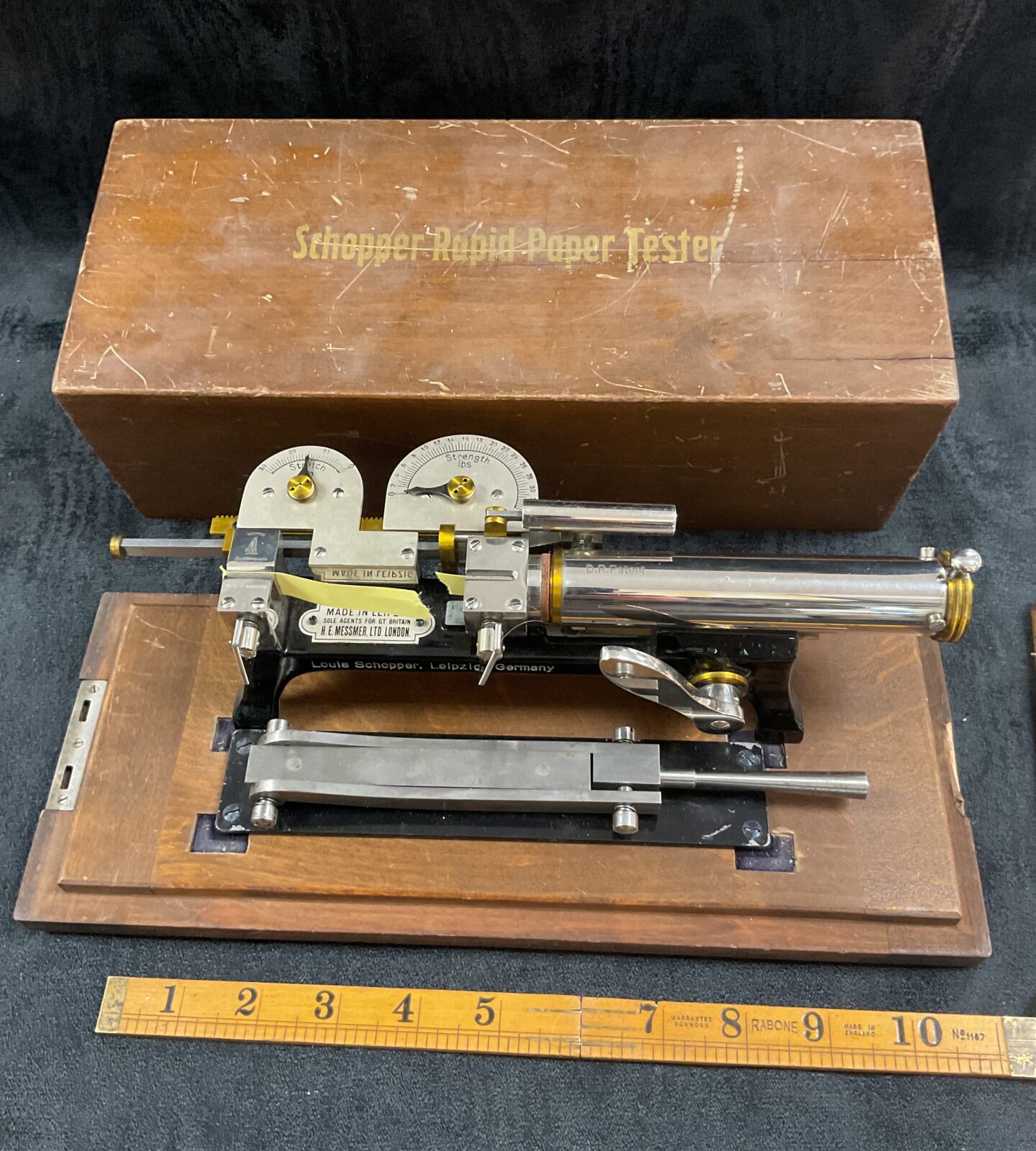 Vintage Schopper rapid paper tester – Badgers Auctions