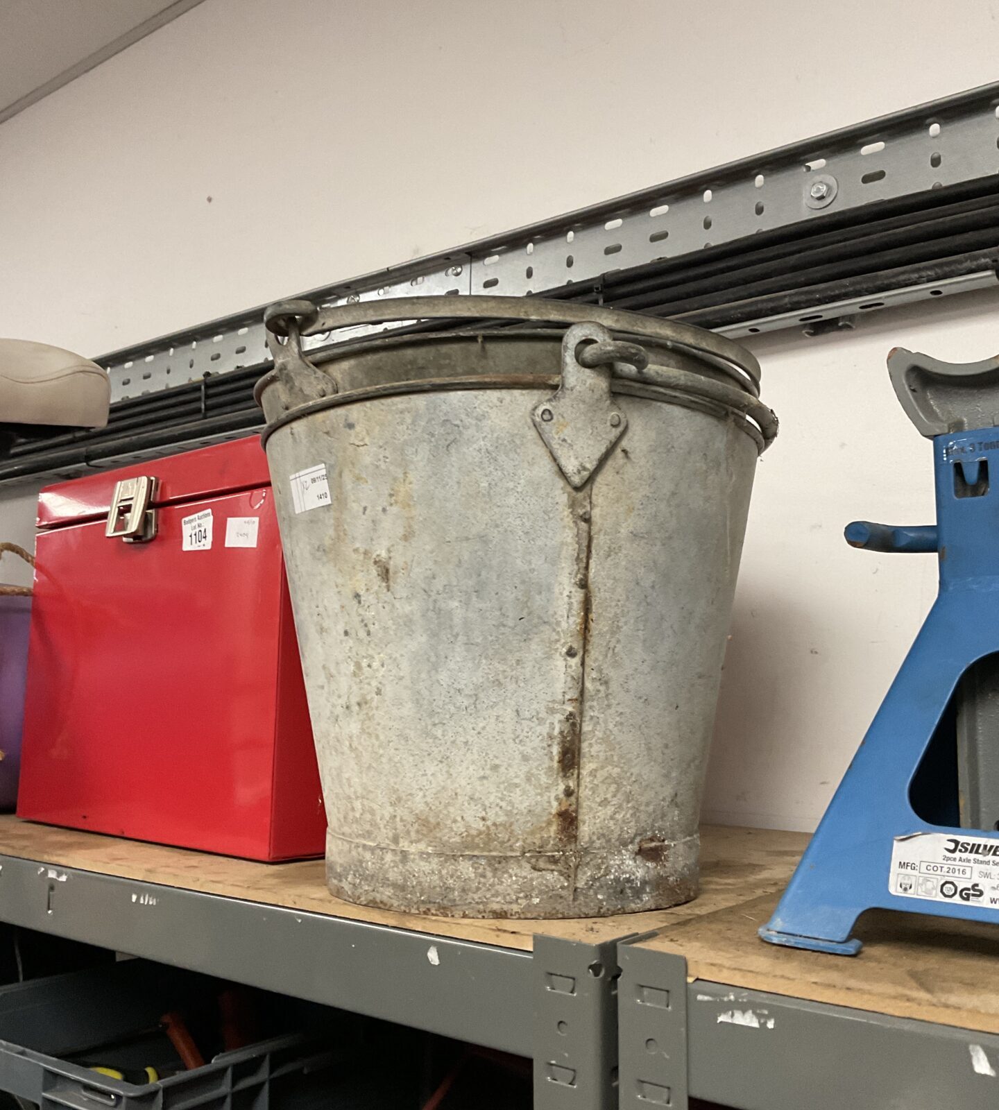 Two galvanised buckets – Badgers Auctions