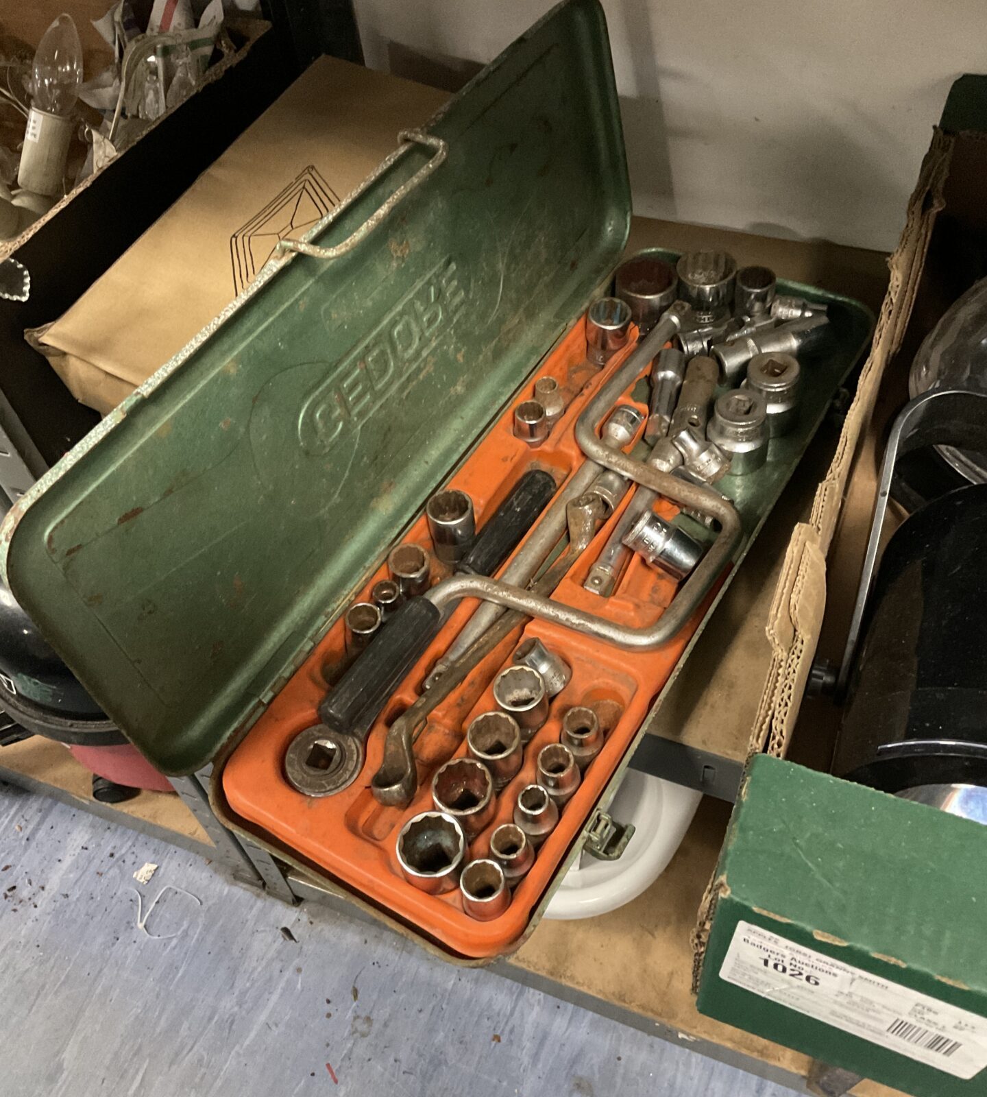 Vintage gedore 1/2” drive socket & ratchet set – Badgers Auctions