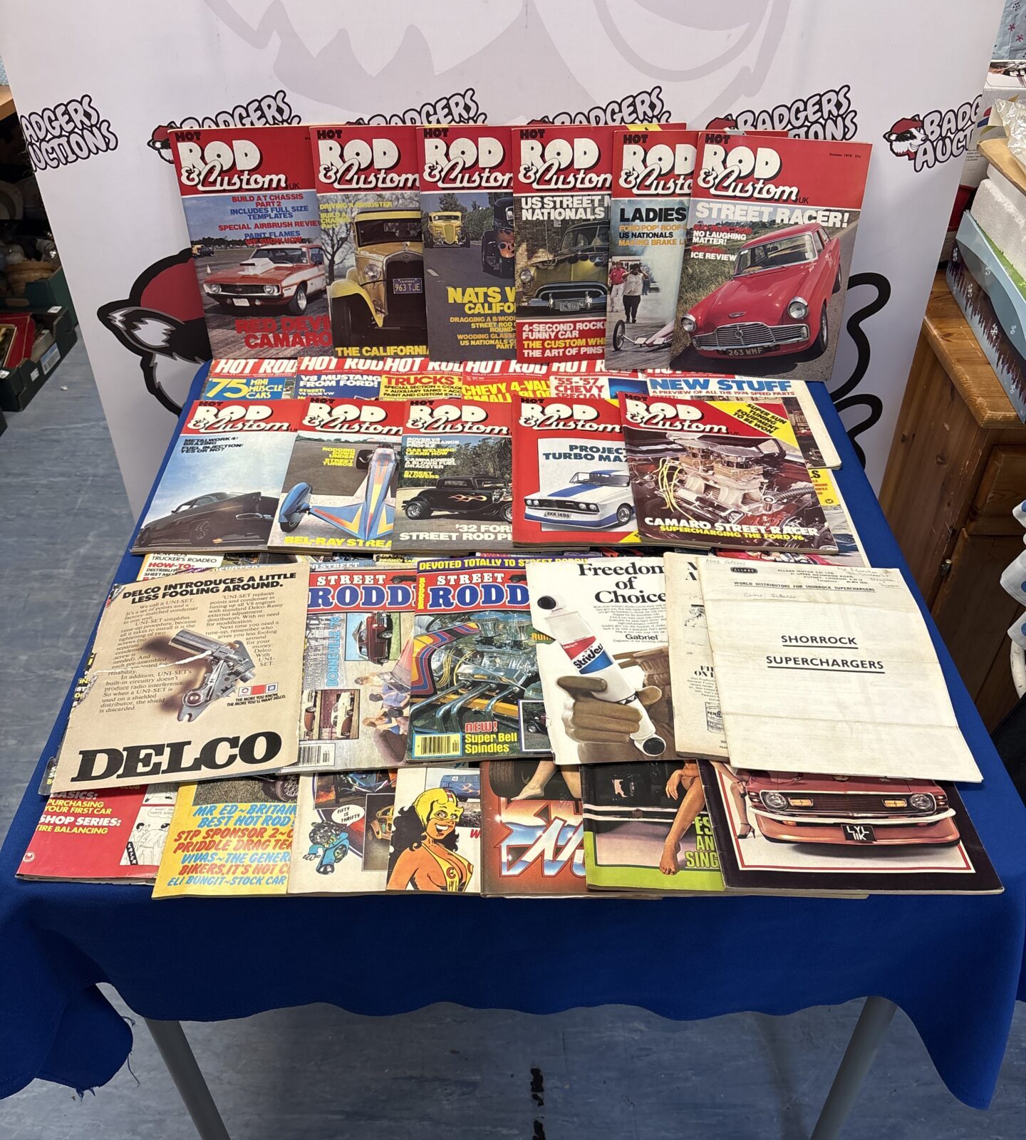 Collection of 1974-1979 Car Magazines Inc Hot Rod And Rod+Custom ...