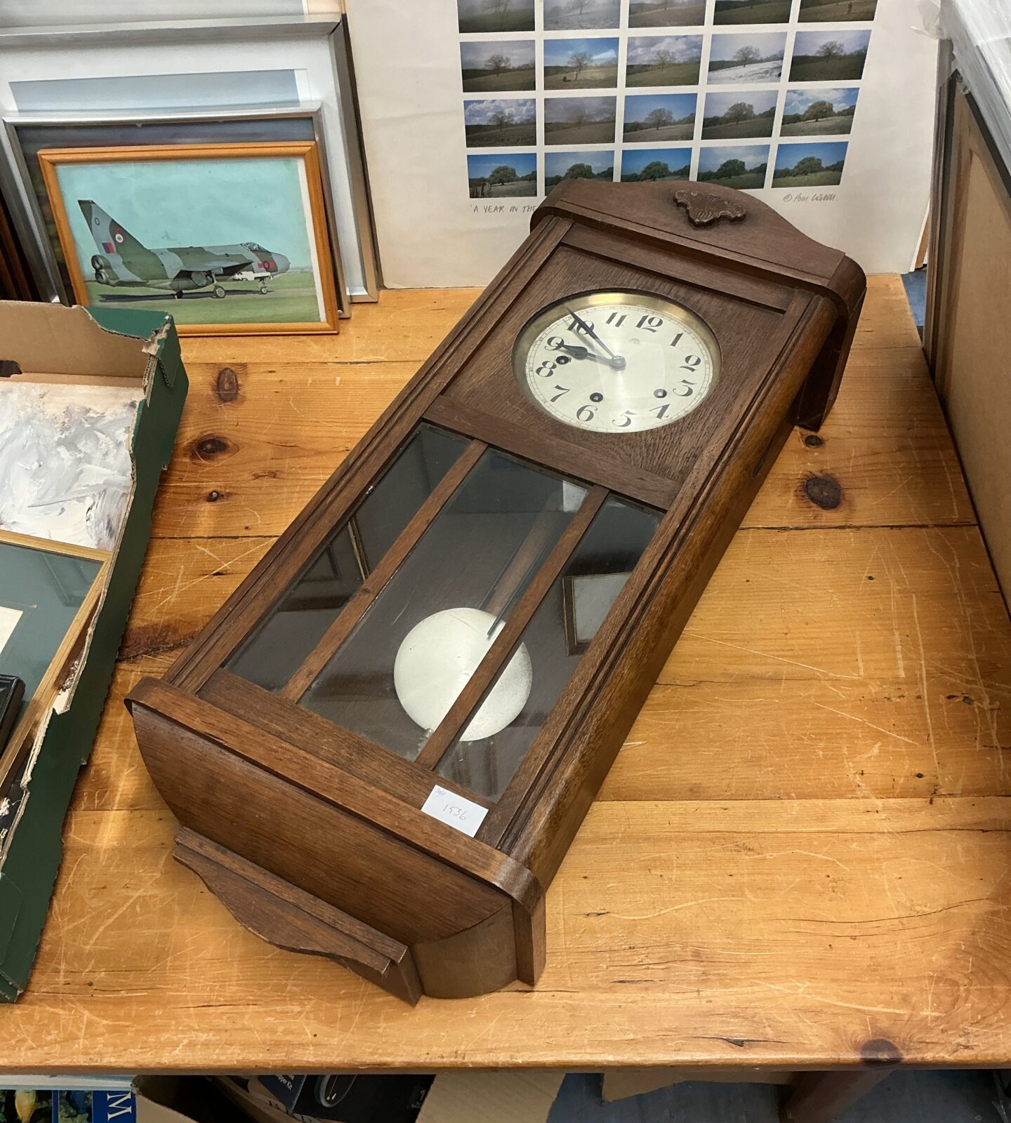 Vintage halter a g chiming wall clock – Badgers Auctions