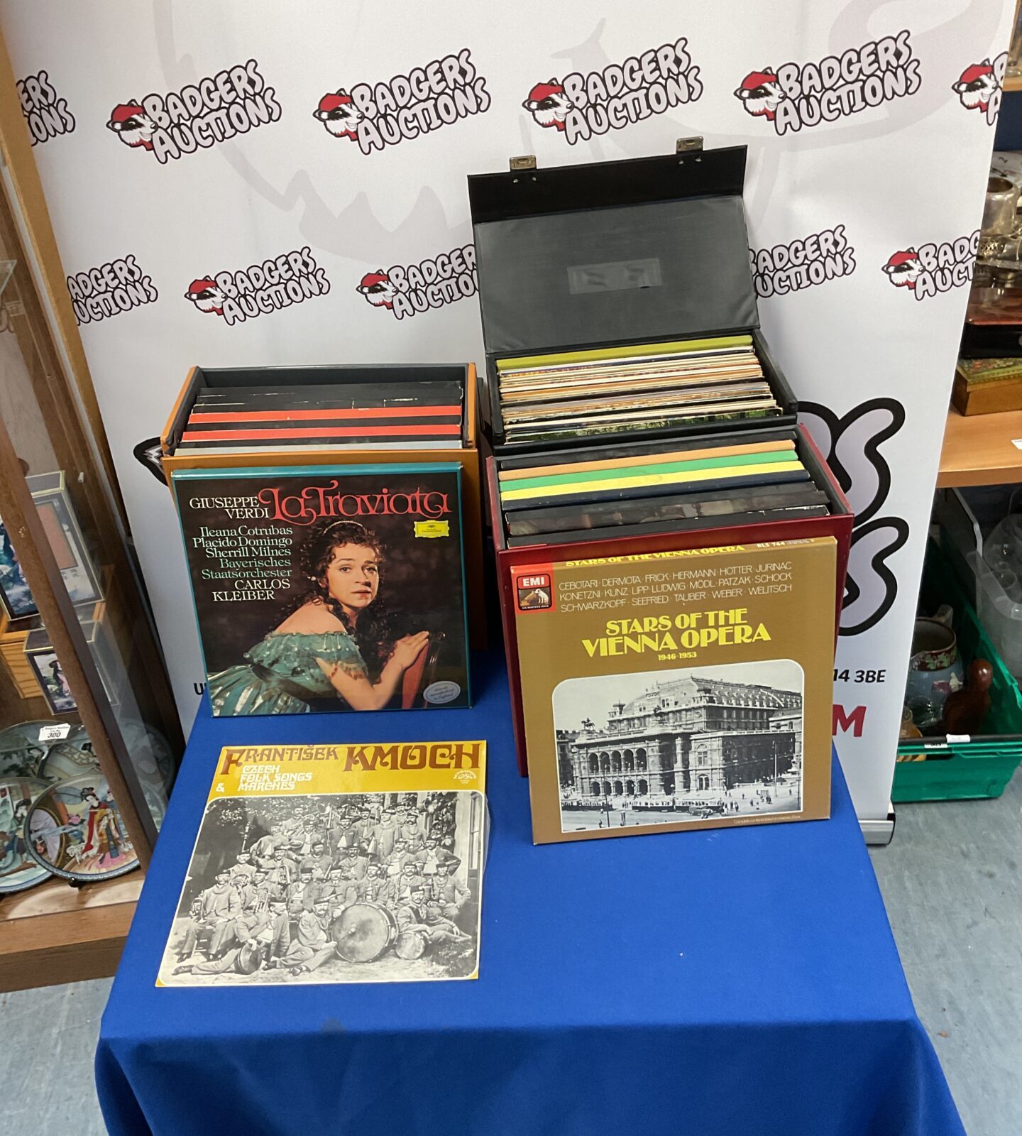 Three cases of vinyl records – Badgers Auctions