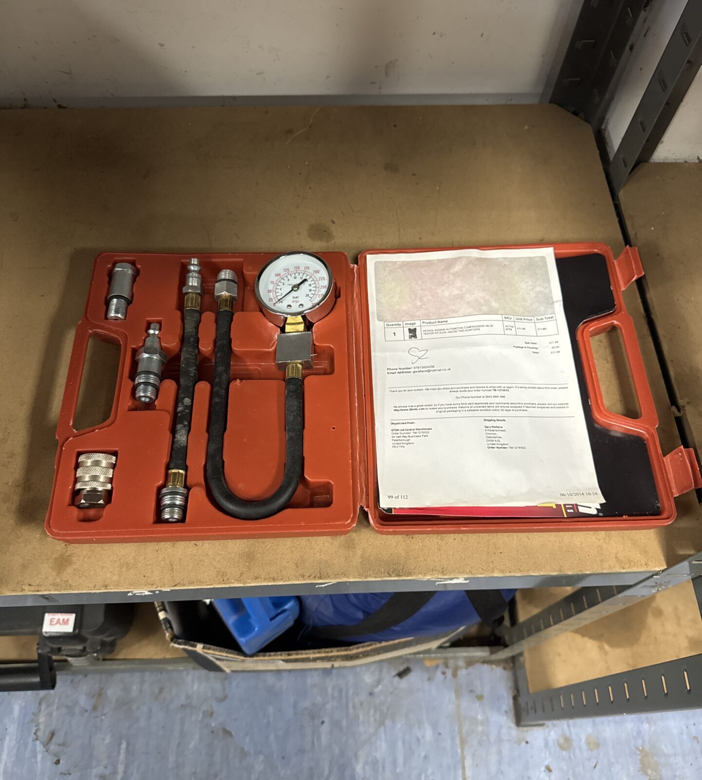 Amtech engine compression testing kit – Badgers Auctions