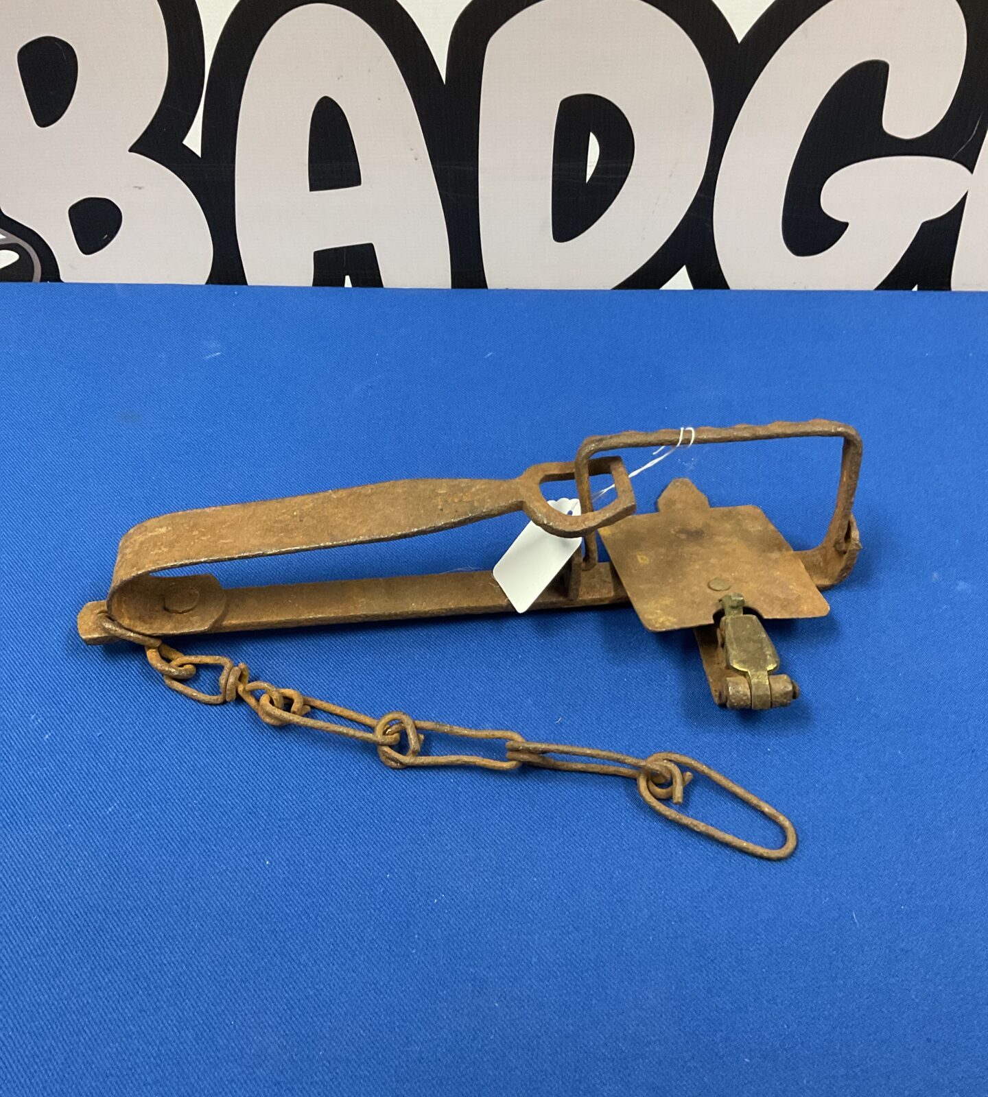 Antique iron jin trap – Badgers Auctions