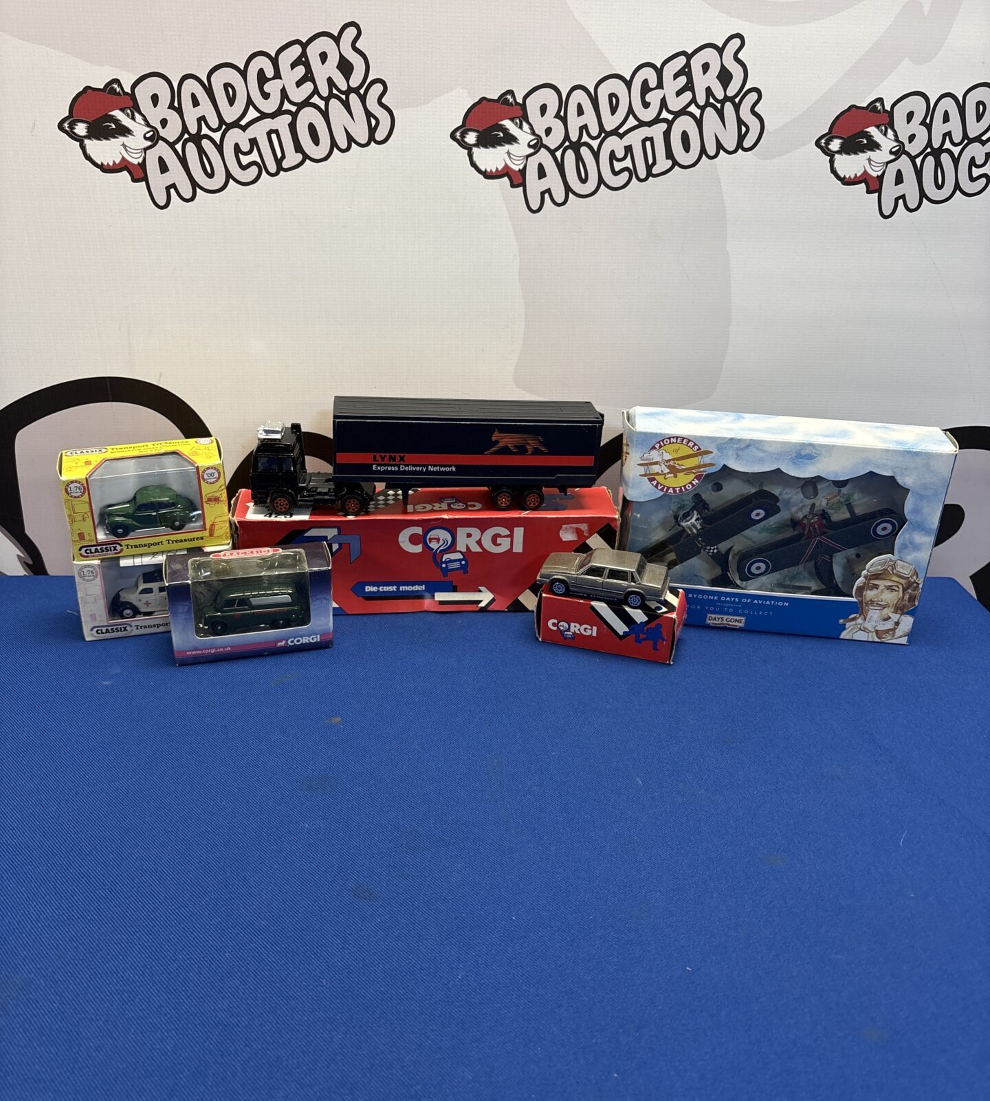 Selection of boxed diecast models inc corgi, classix and days gone ...