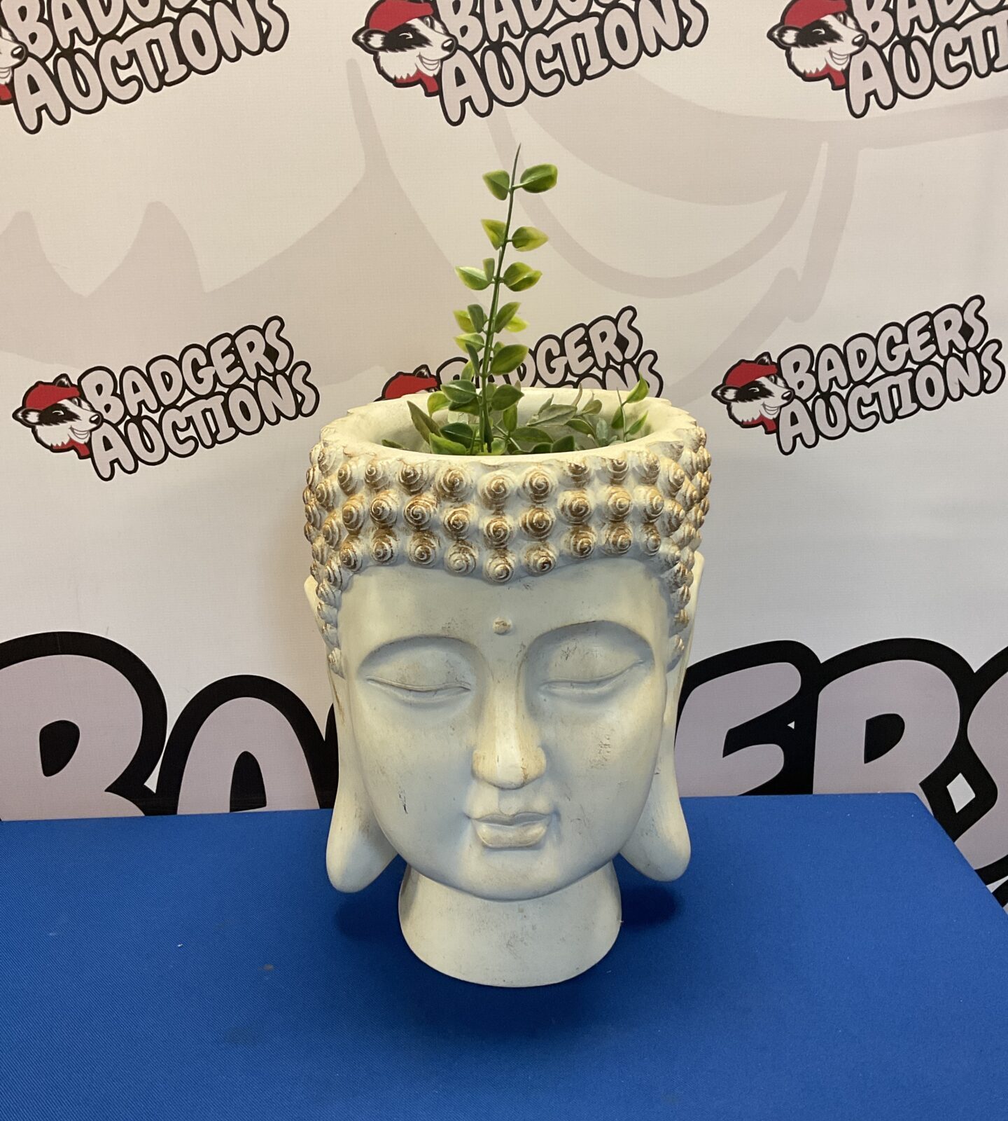 Buddha head planter – Badgers Auctions