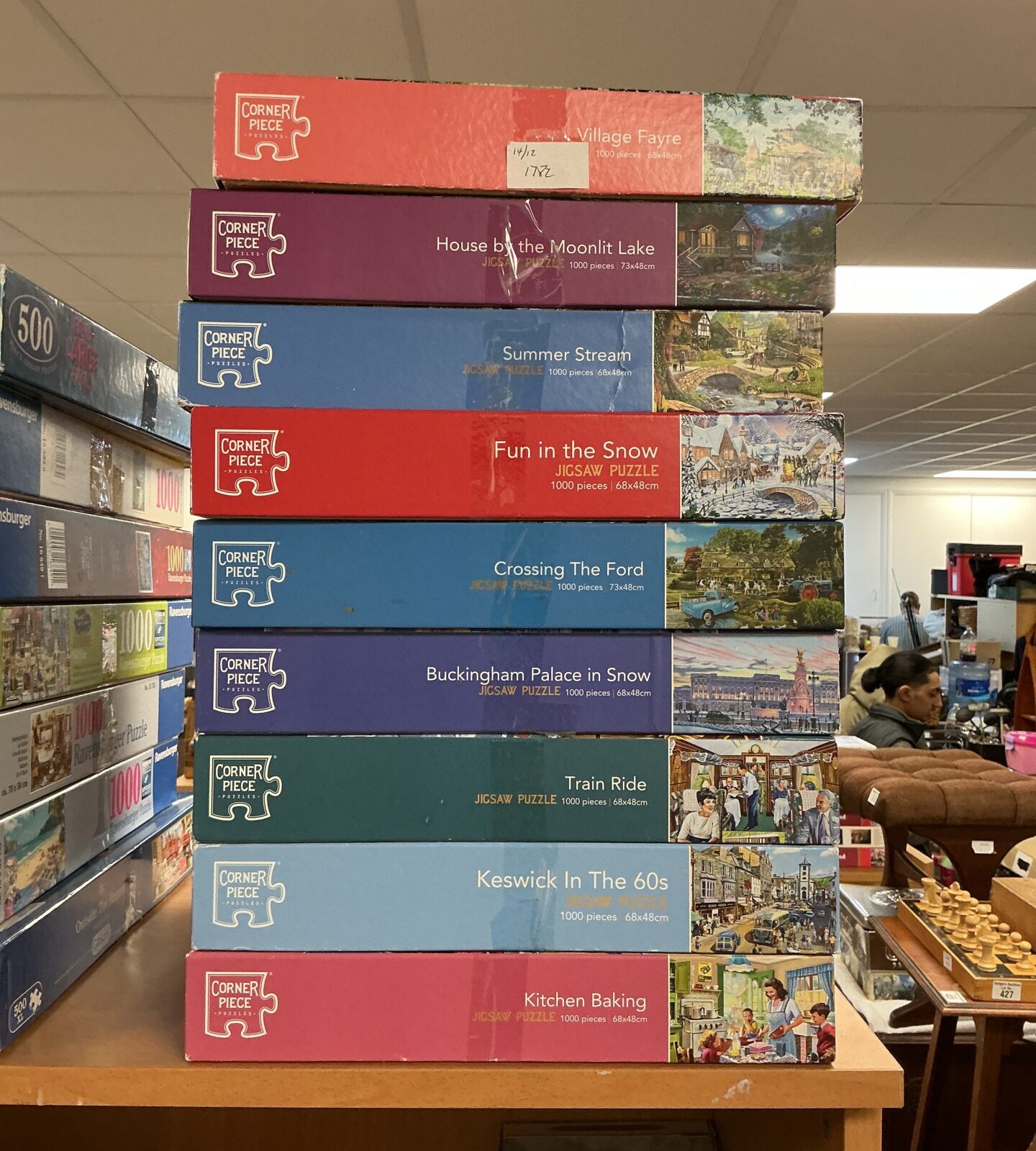 Collection of Corner Piece Jigsaw Puzzles – Badgers Auctions