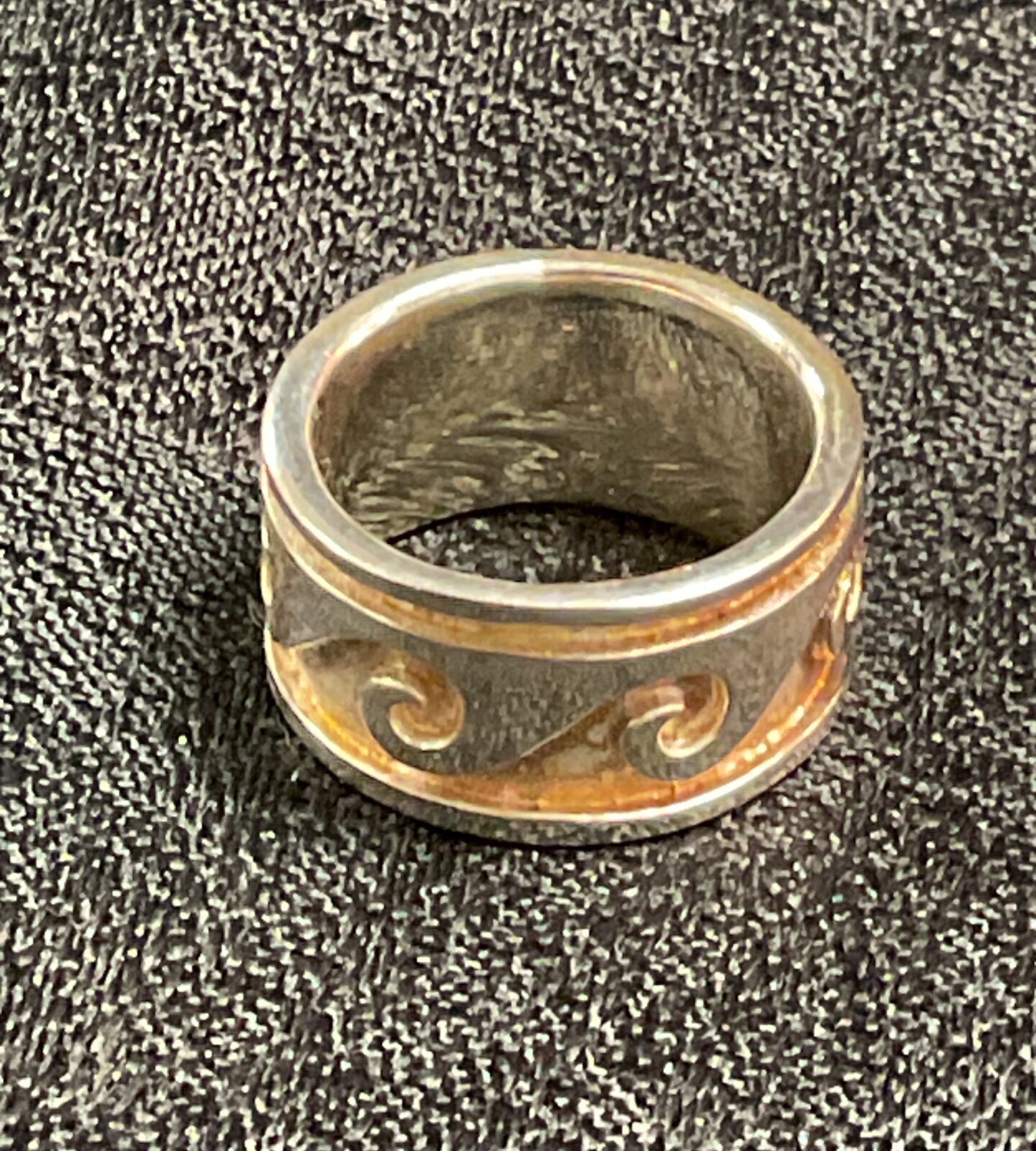 925 Silver gilt Ring Size L – Badgers Auctions