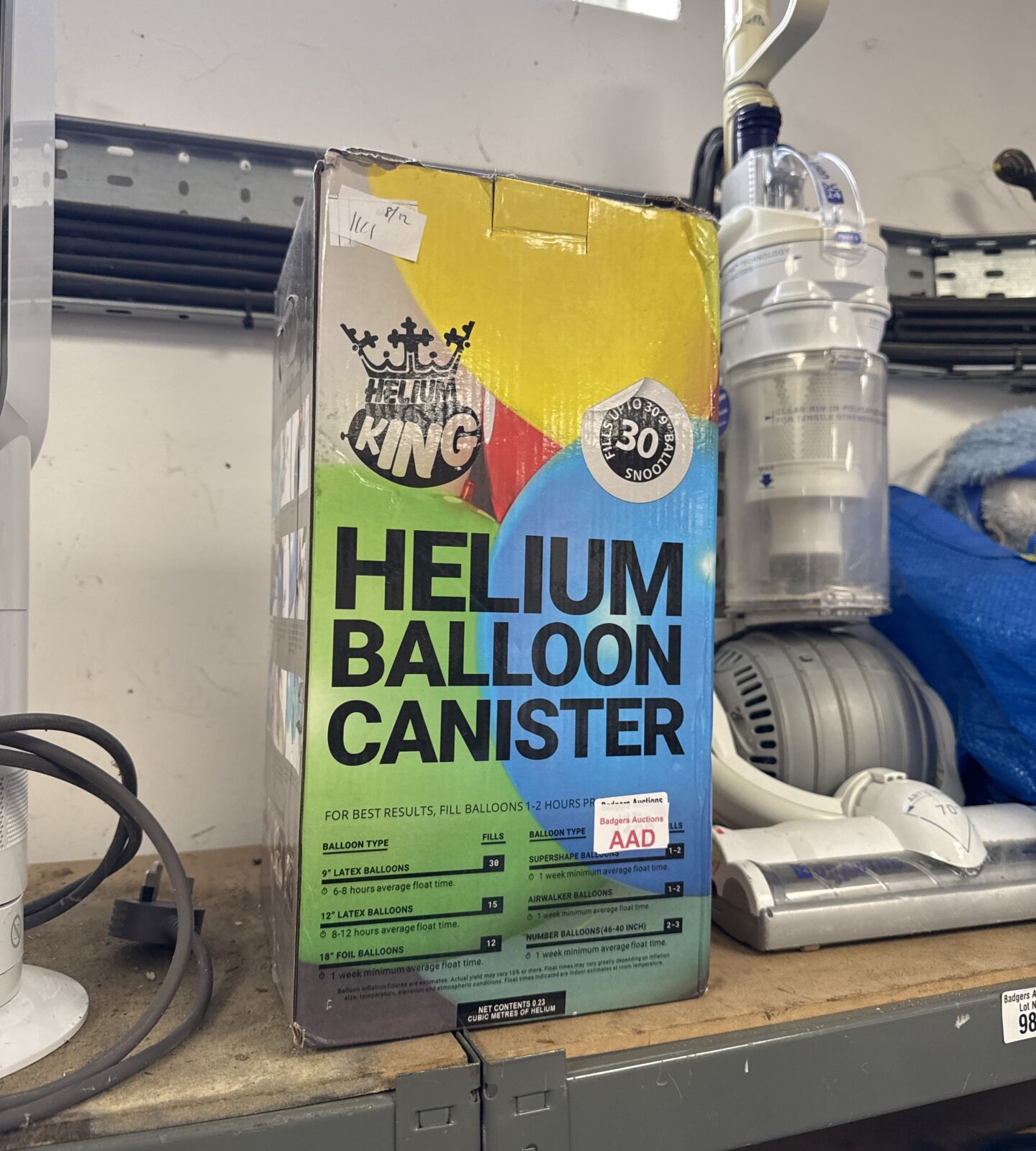 Helium king helium balloon canister – has some contents, unsure how ...