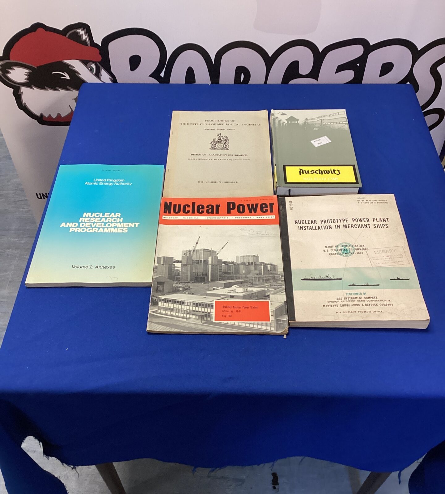 Three nuclear power plant related books, including nuclear research and ...
