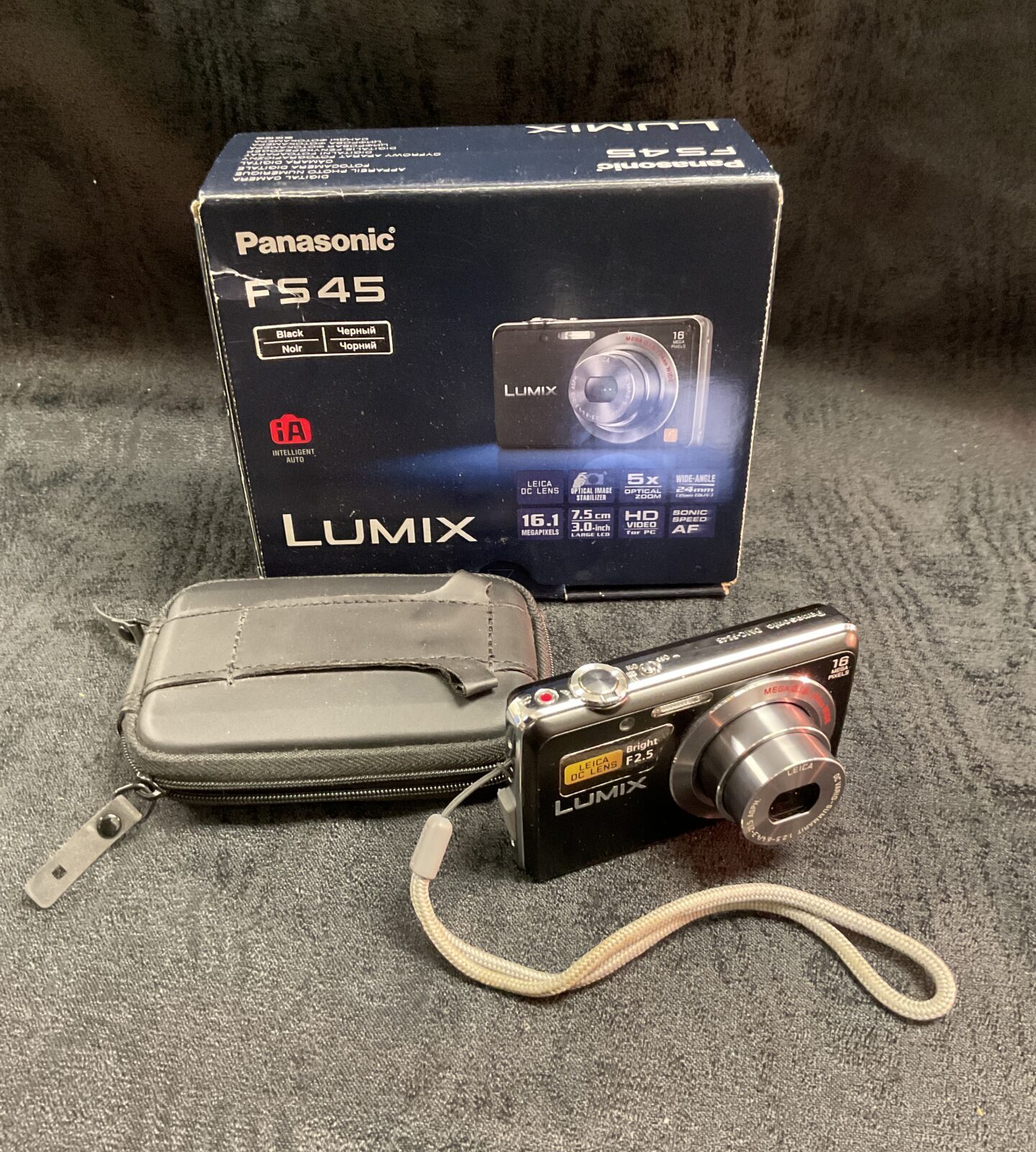 panasonic lumix fs45 Digital camera Working with box and charger ...