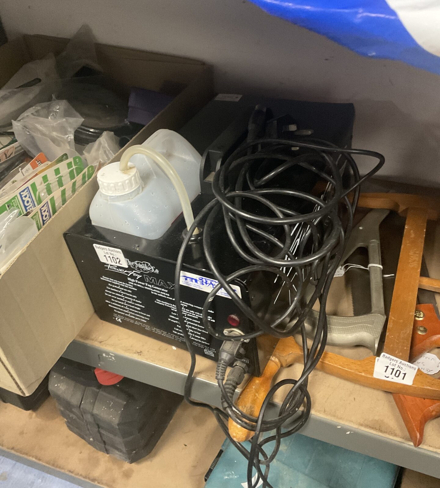 The smoke co powerfog max disco smoke machine – Badgers Auctions