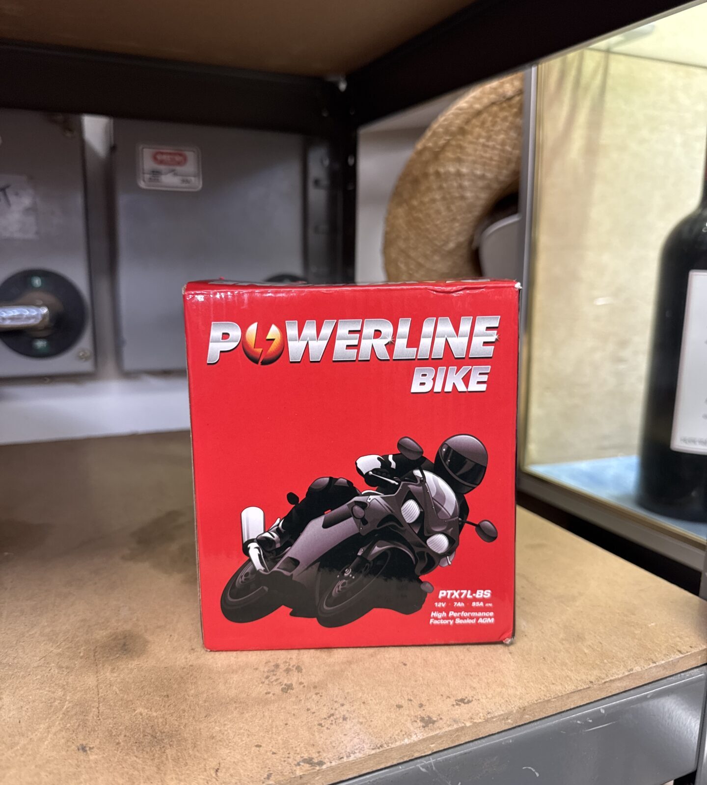 Powerline bike PTX7L-BS 12v battery – new in box – Badgers Auctions