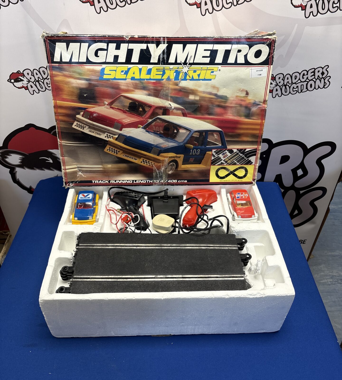 Vintage Scalextric Mighty Metro Race Track Set – Badgers Auctions