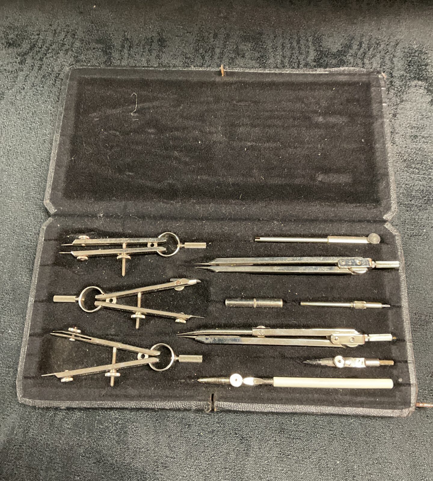 Vintage german draughtsmans drawing instrument set – Badgers Auctions