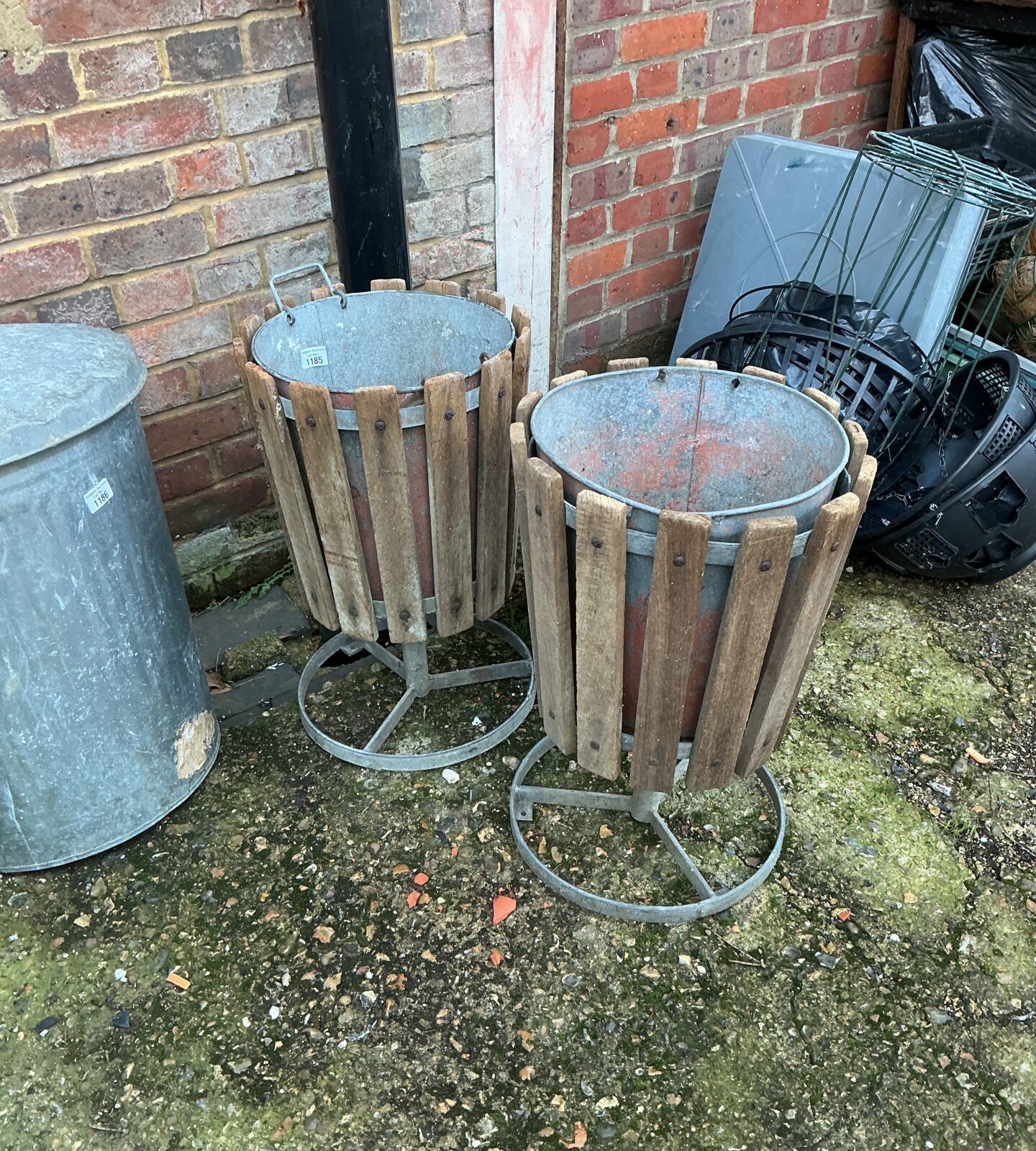 Two waste Bins – Badgers Auctions
