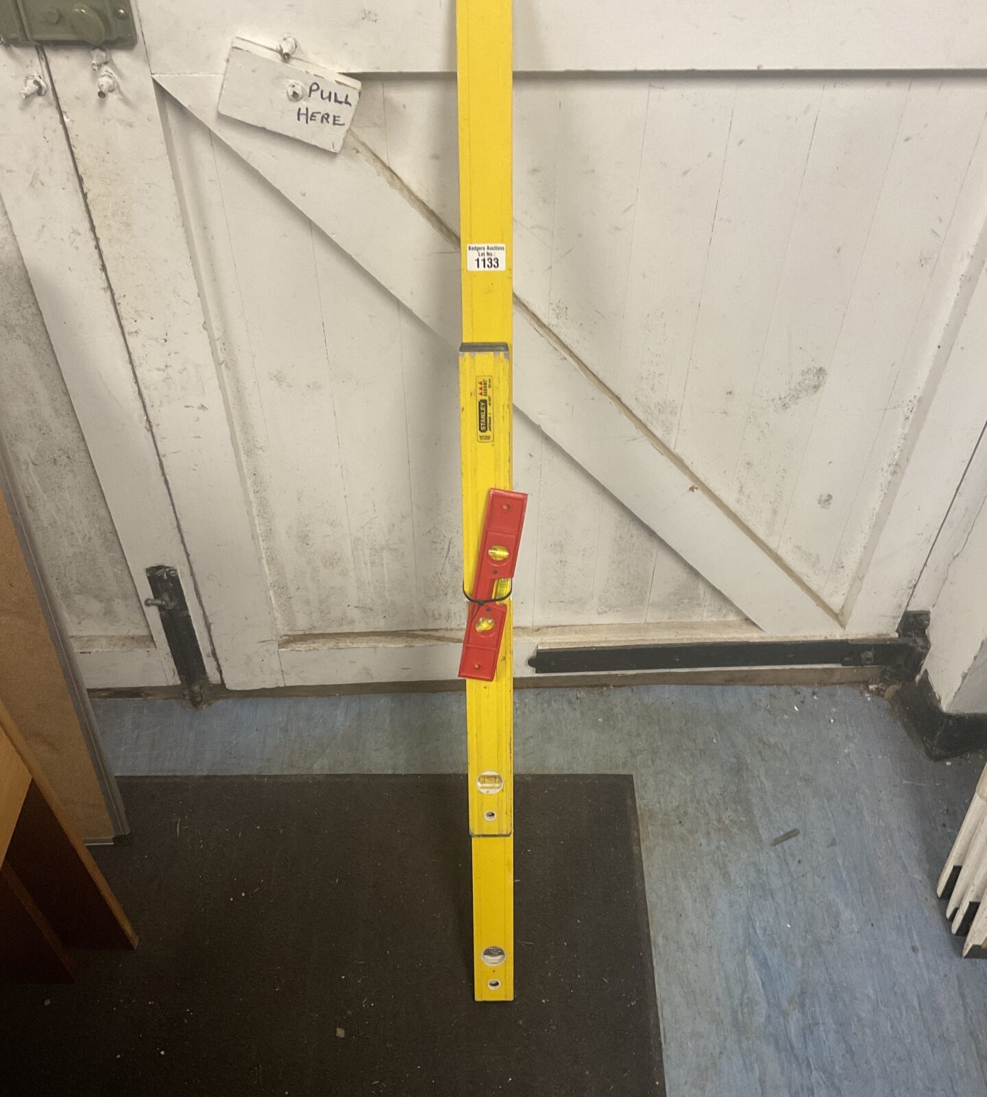 Three spirit levels inc Stanley – Badgers Auctions