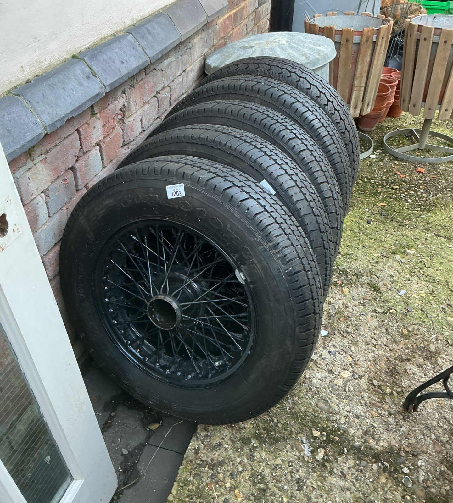 Five Wire Spoked Classic/Kit Car Wheels – Badgers Auctions