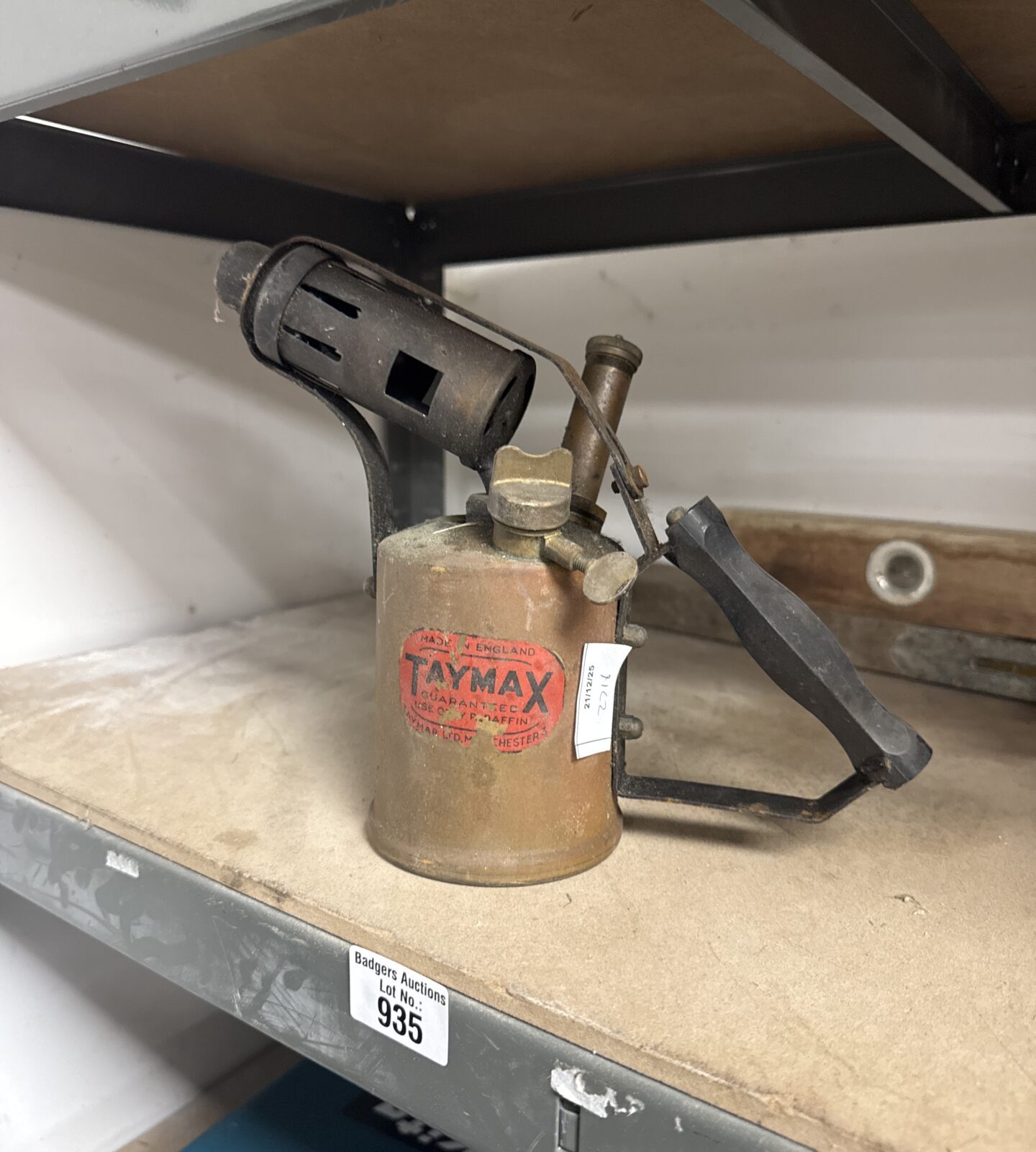 Vintage taymax blowtorch – Badgers Auctions