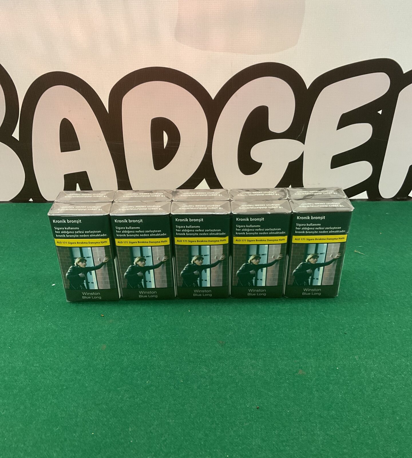 10 packs of 20 Winston Blue Long cigarettes – Badgers Auctions