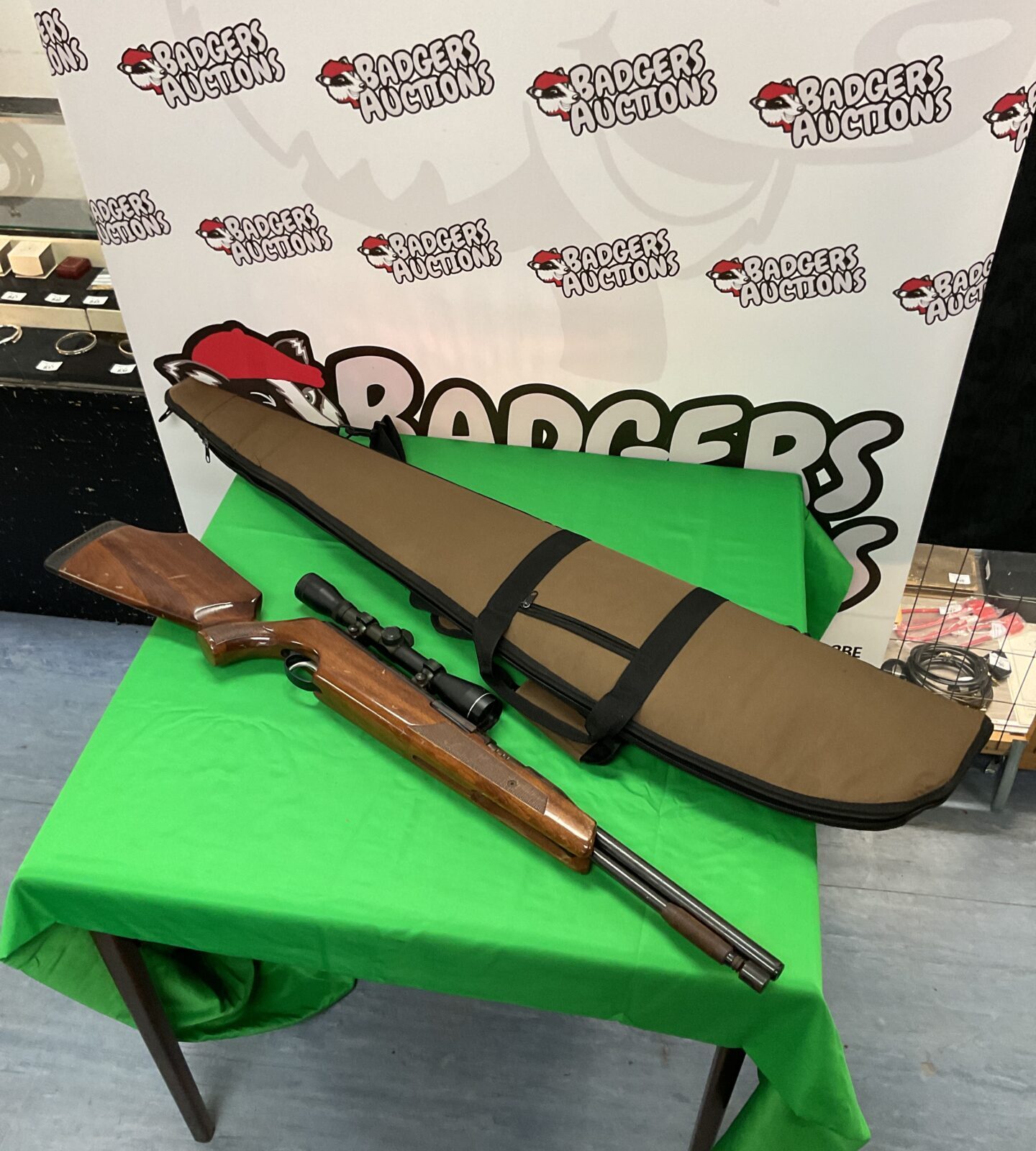 Air arms tx200 air rifle with scope & bag – Badgers Auctions