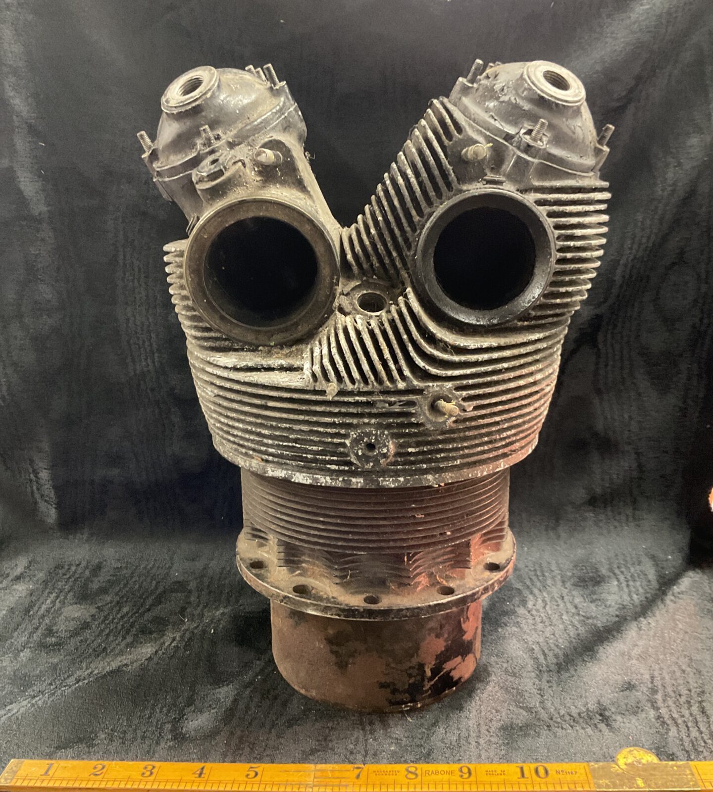 Rare RAF Alvis Leonides radial Provost aircraft engine cylinder WW2 era ...