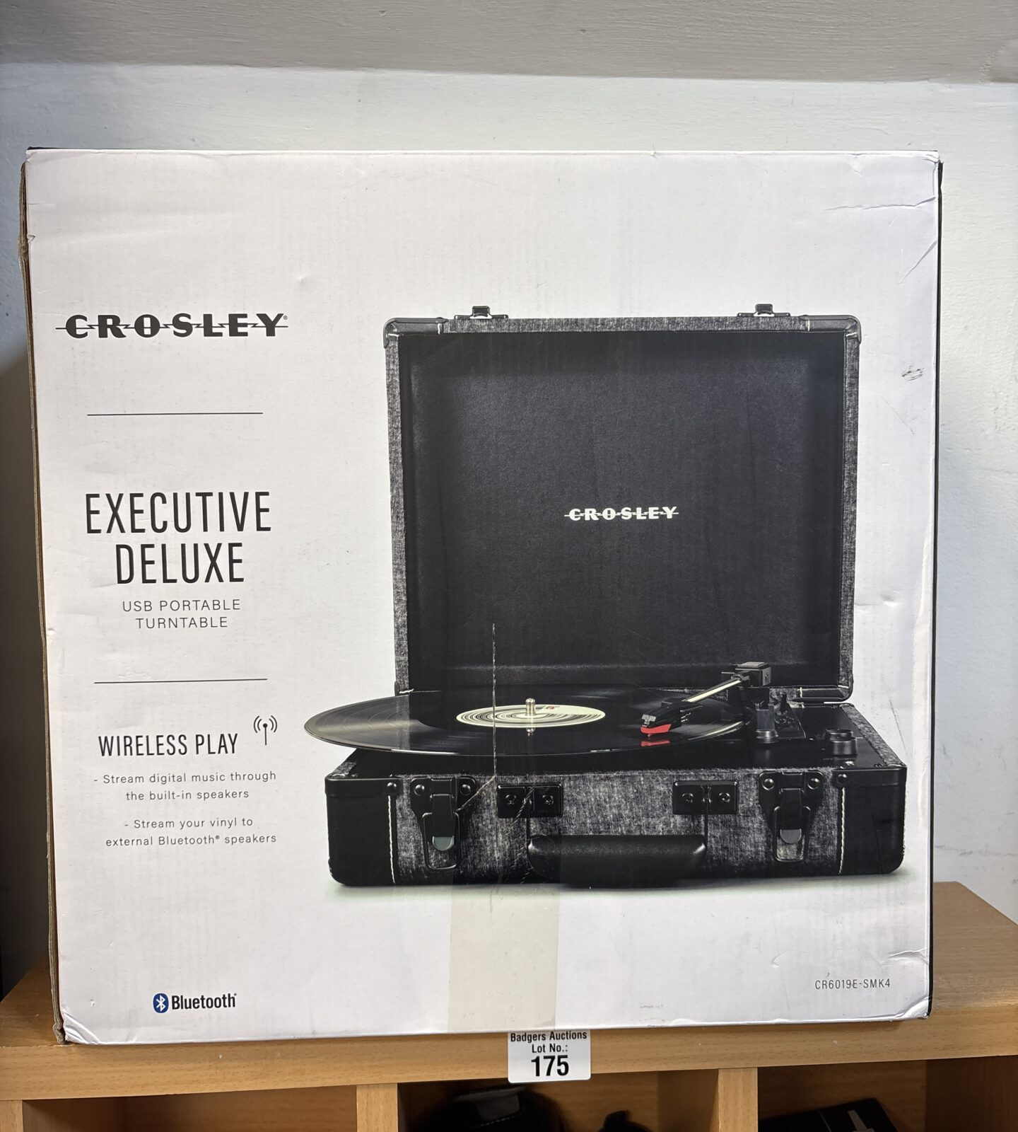 New Crosley executive deluxe Bluetooth USB portable turntable CR6019E ...