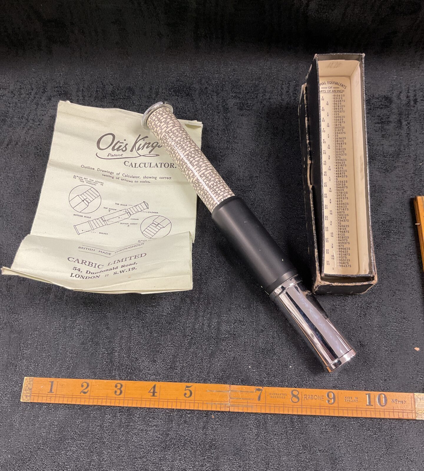 Otis Kings patent calculator – Badgers Auctions