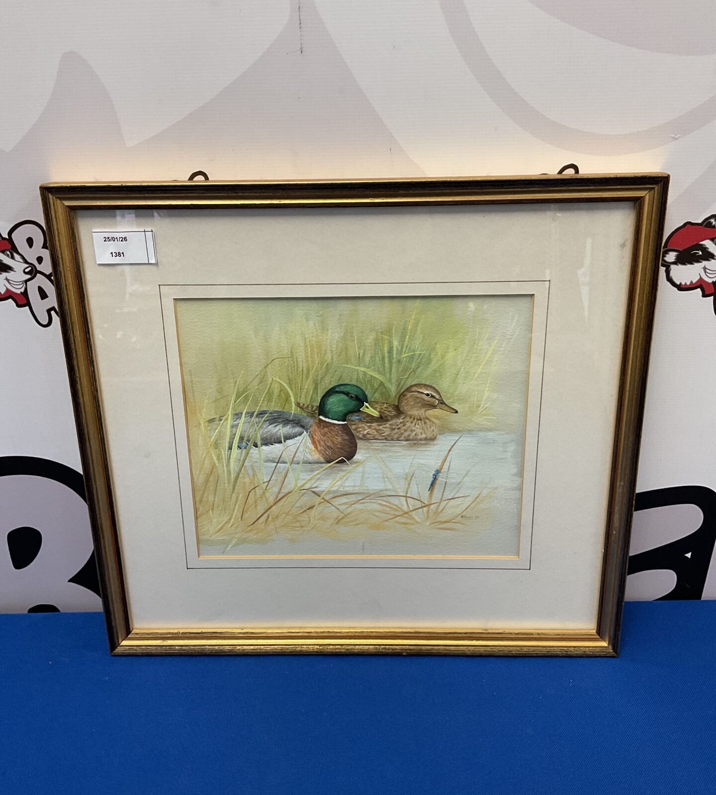 rosemary tinney signed watercolour of malard & drake ducks – Badgers ...