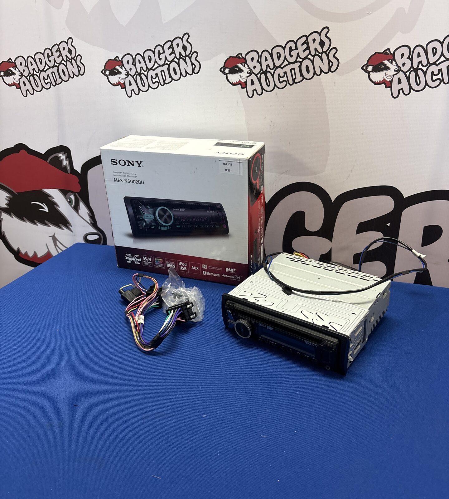 Sony MEX-N6002BD Bluetooth Audio Radio – Badgers Auctions