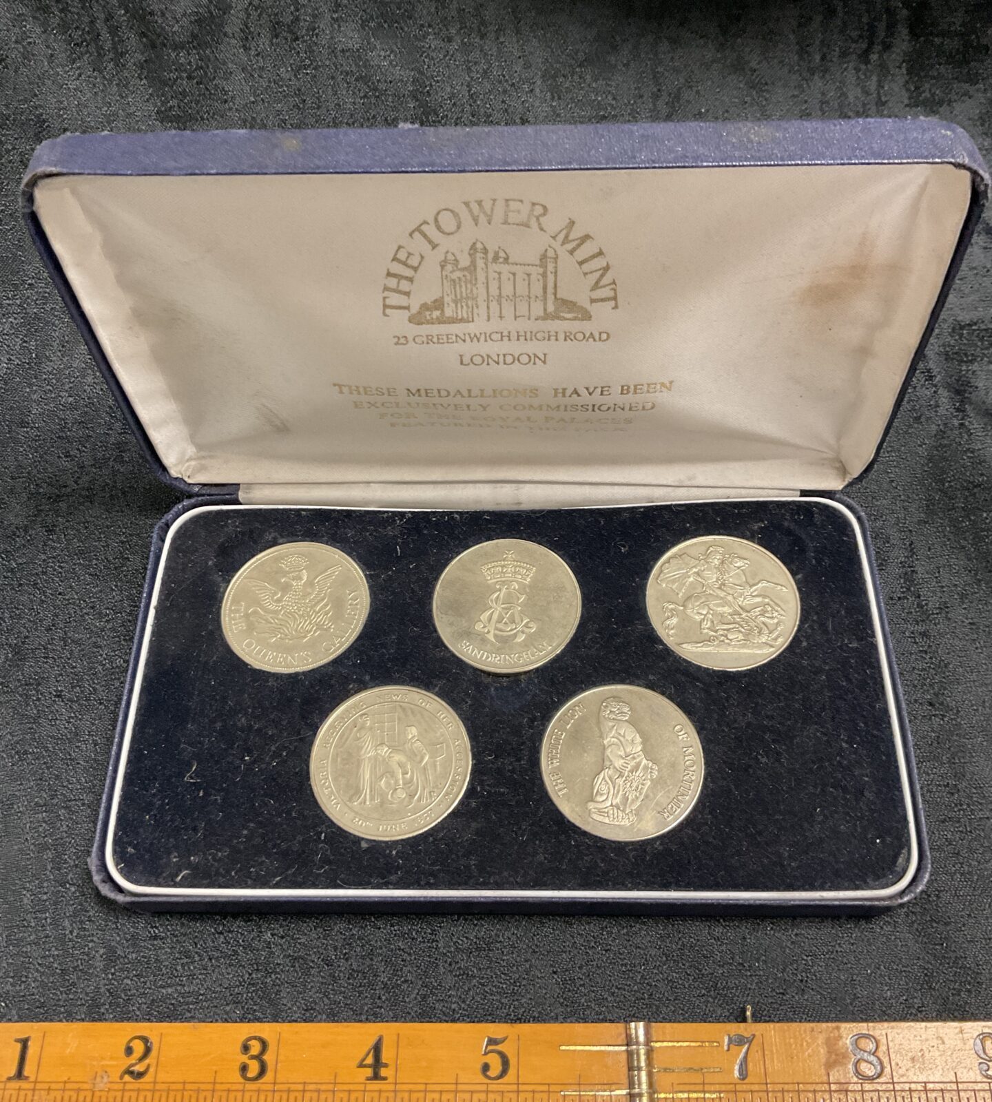 The tower mint millet medallion set exclusively commissioned for Royal ...