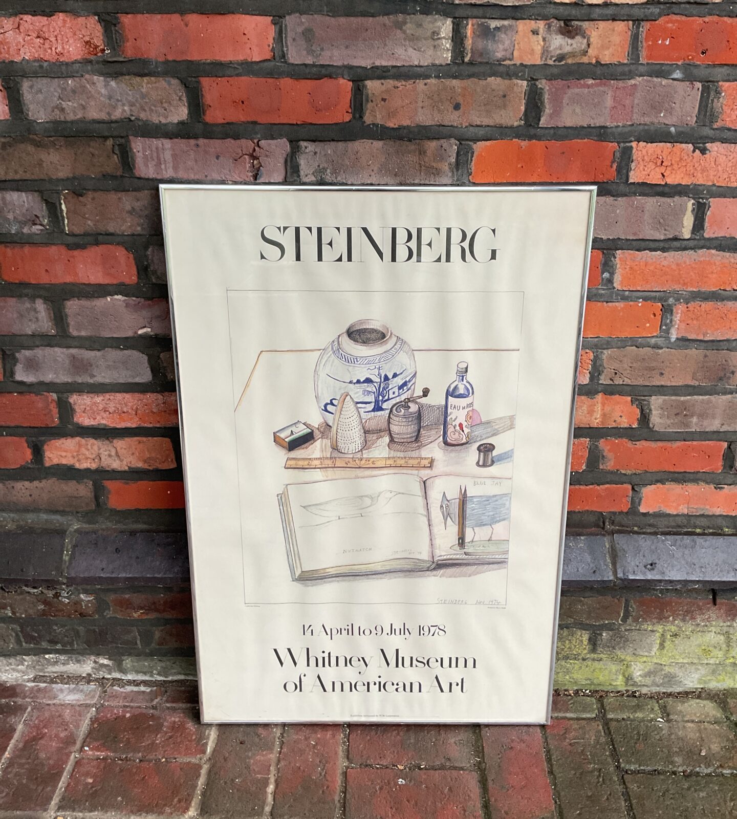 Whitney Museum of American Art 1978 Steinberg poster – Badgers Auctions