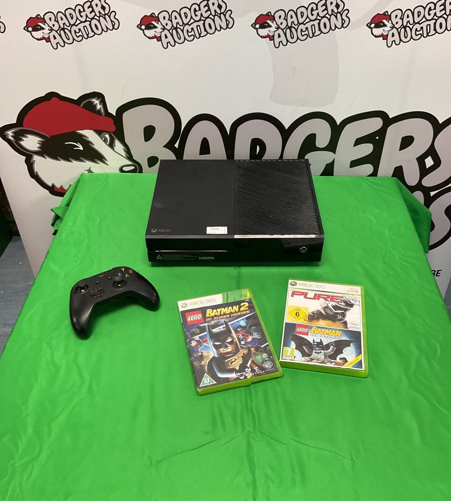 Xbox One console with remote and games, Lego Batman, Pure, and Lego ...
