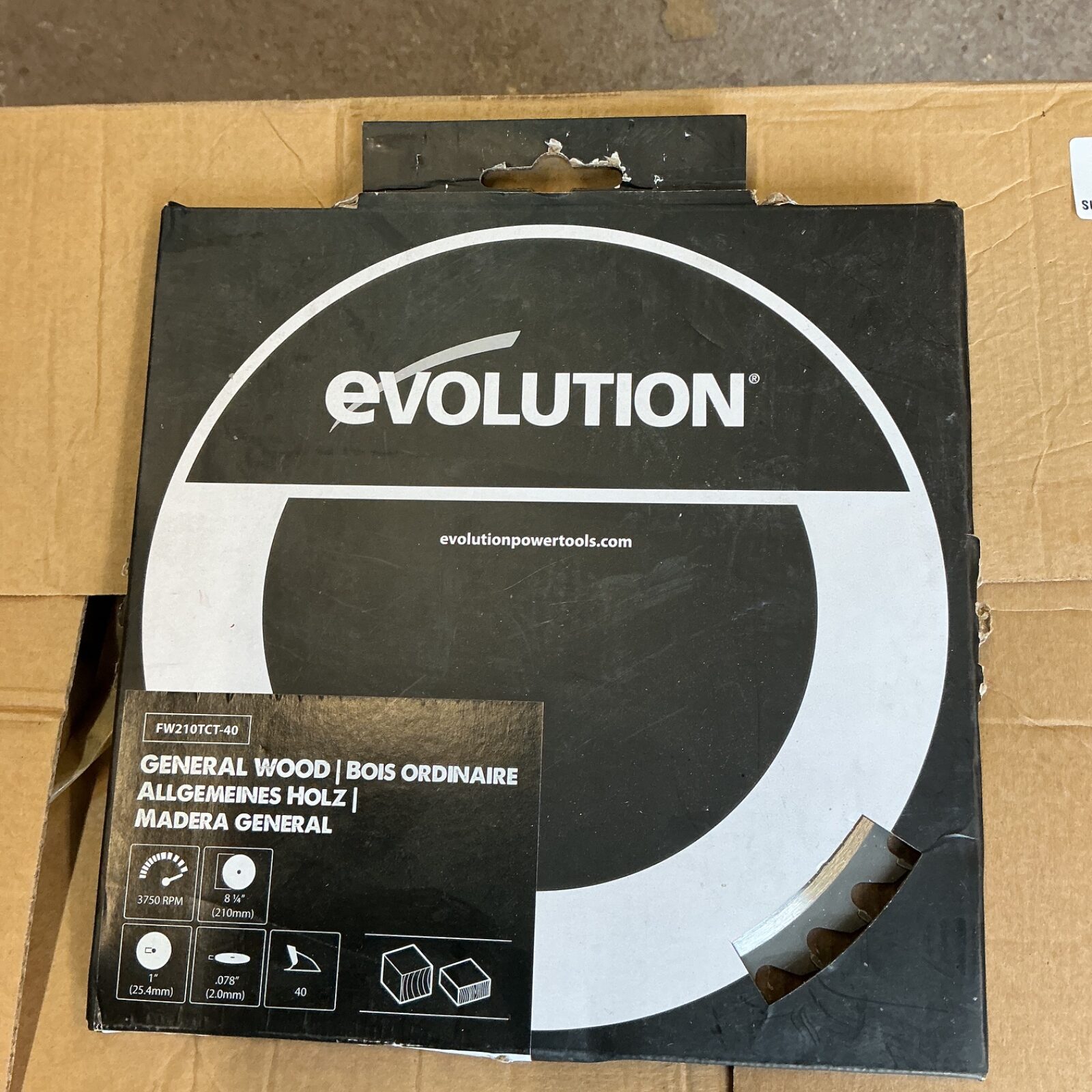 Evolution General Wood 210mm Saw Blade – Badgers Auctions