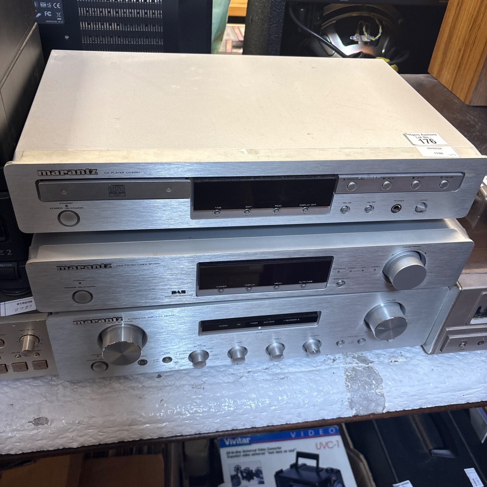 Marantz Audio System Inc CD Player CD5001, Tuner ST7001 And Intergrated ...