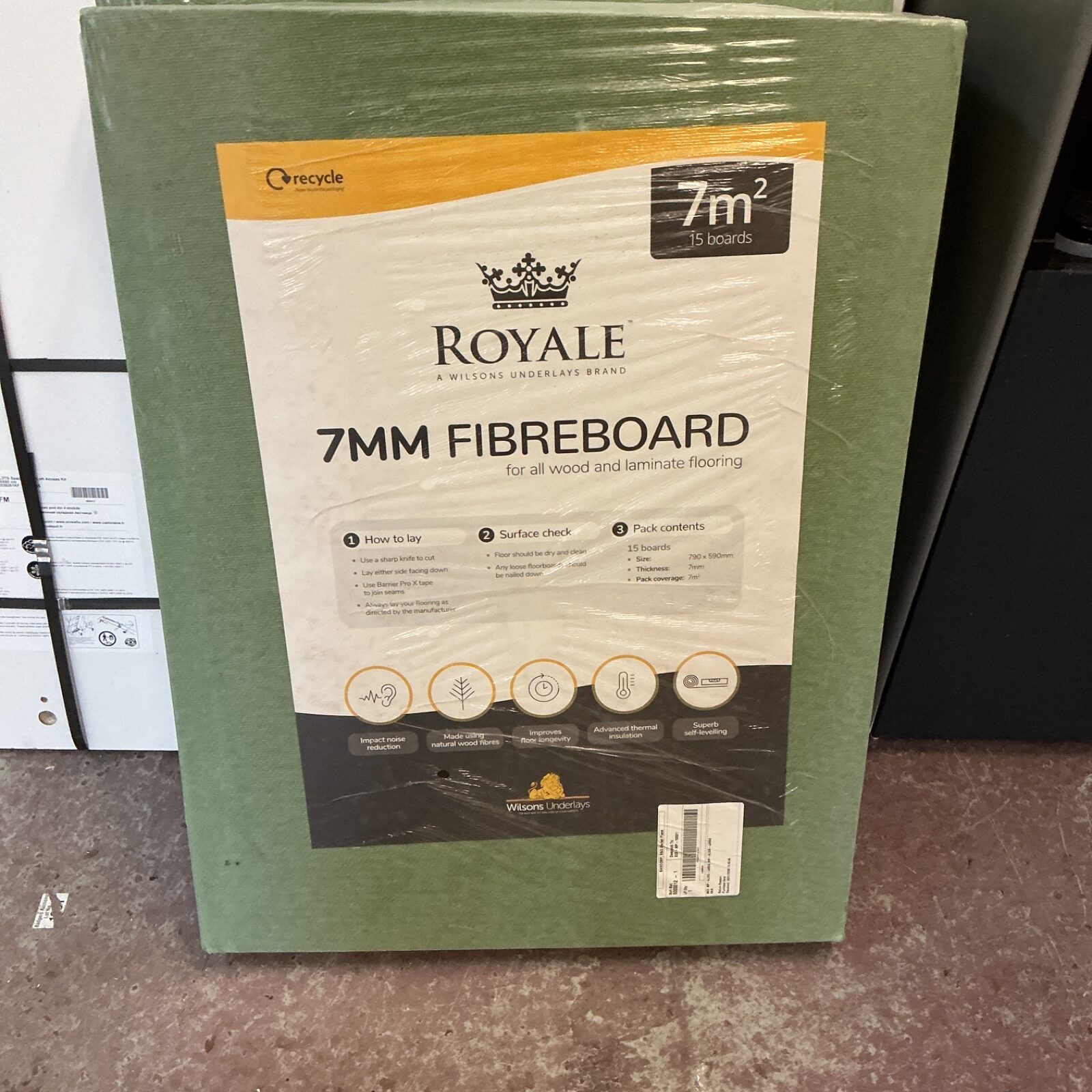 Two packs of Royale 7mm Fibreboard – Badgers Auctions