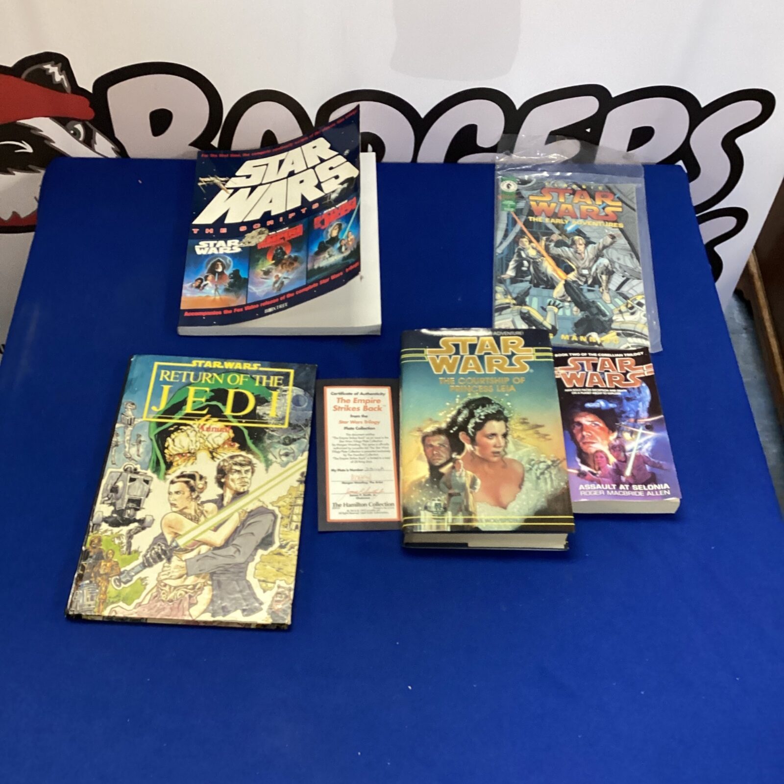 Collection of star wars books & annual inc return of the jedi & the ...