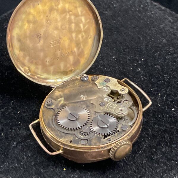 9ct rose gold cases vintage wristwatch 11.4g gross – Badgers Auctions