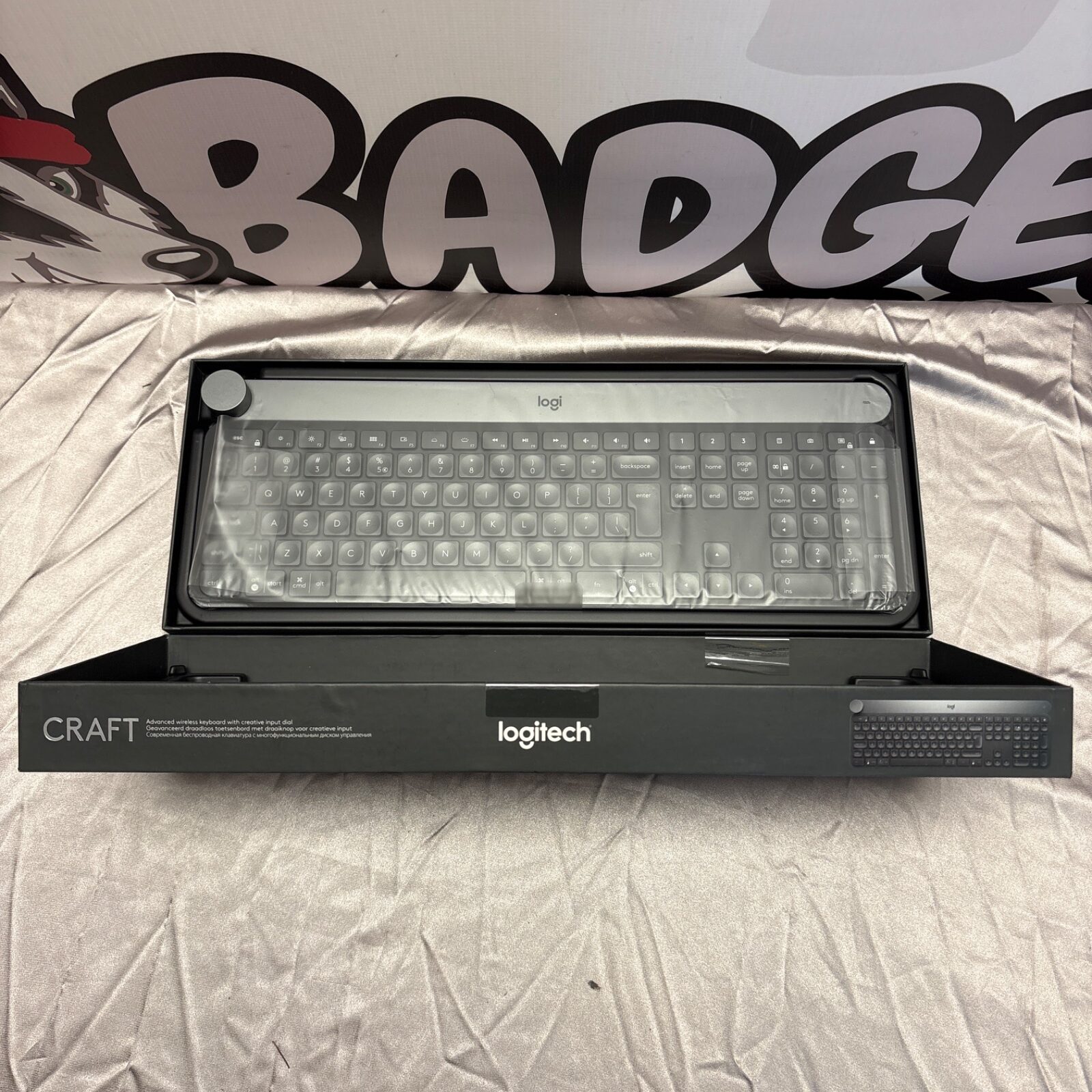 Logitech craft advanced wireless keyboard with creative input dial ...